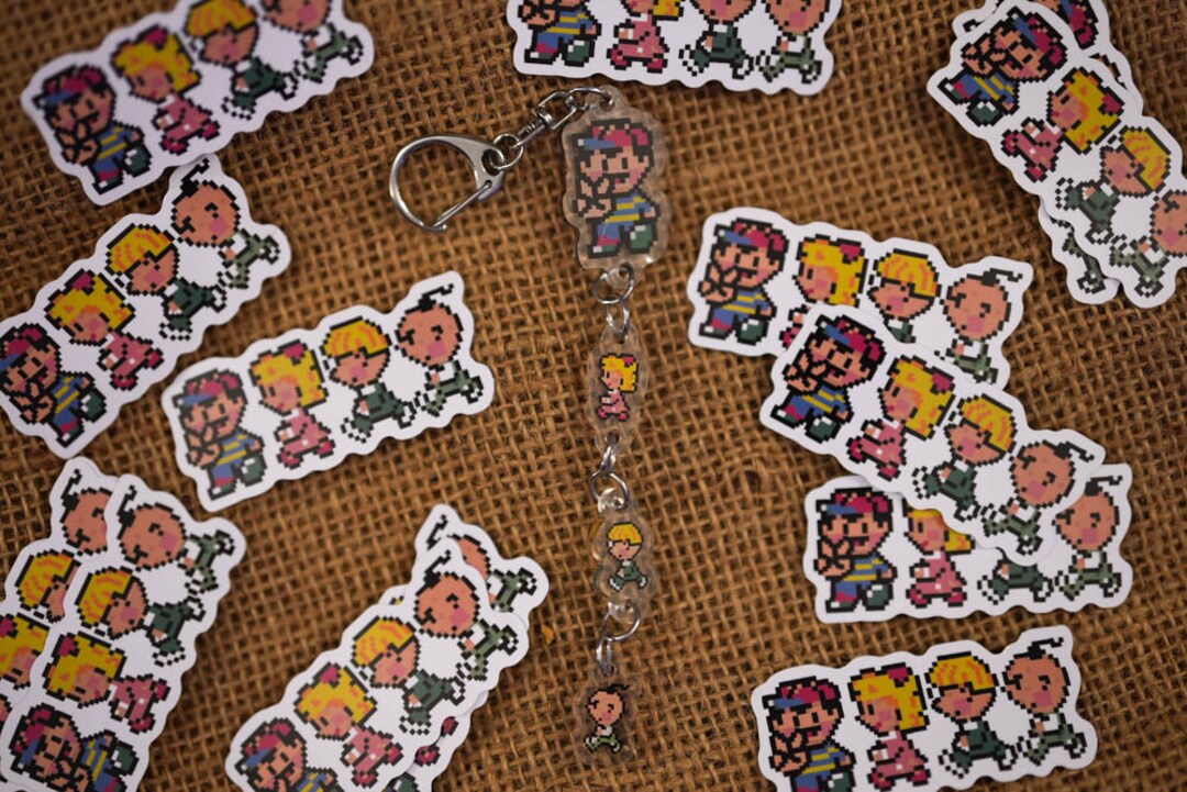 Earthbound Dangling Keychain - Etsy