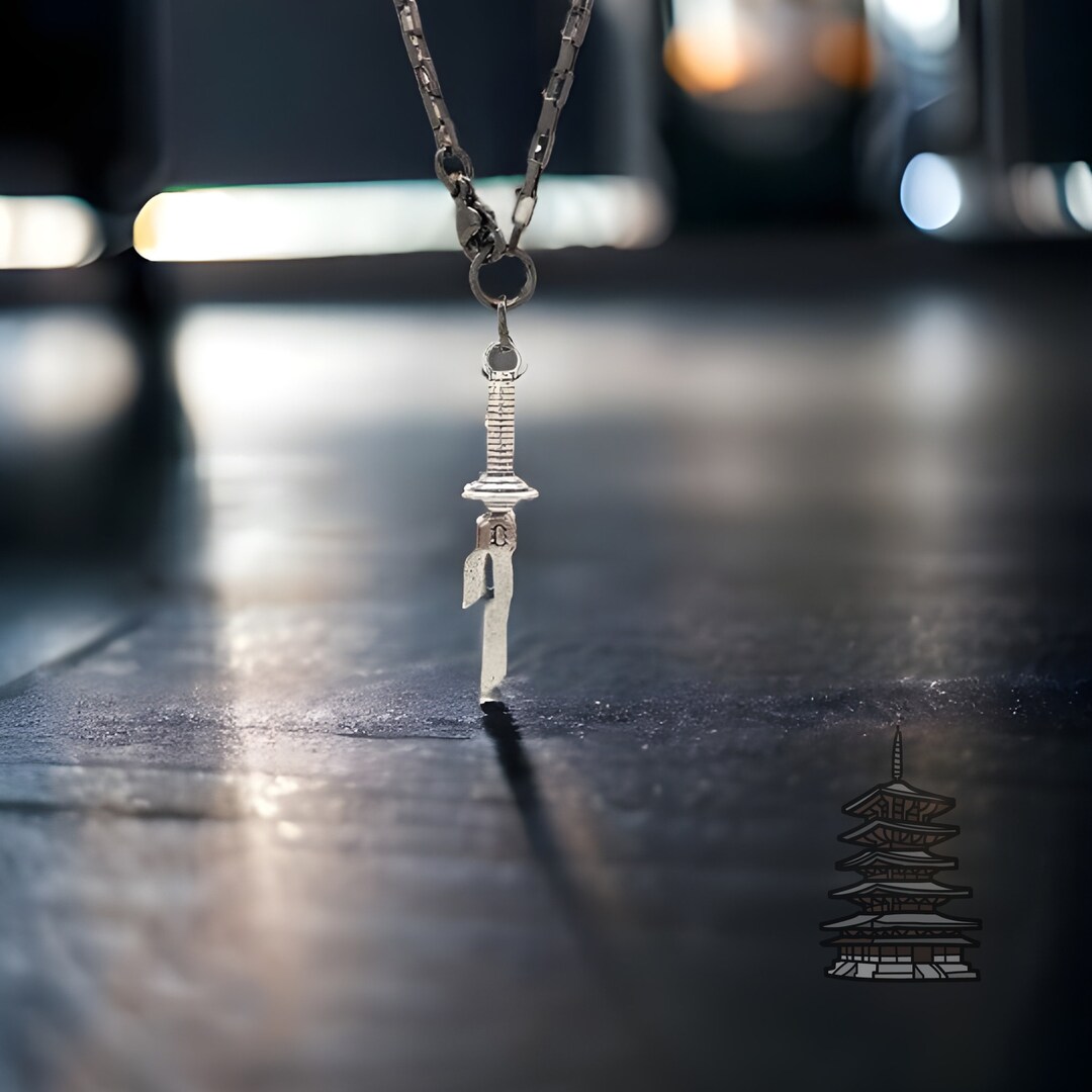 Jujutsu Kaisen Inspired Sword Necklace Handmade by Toji, Anime Inspired ...