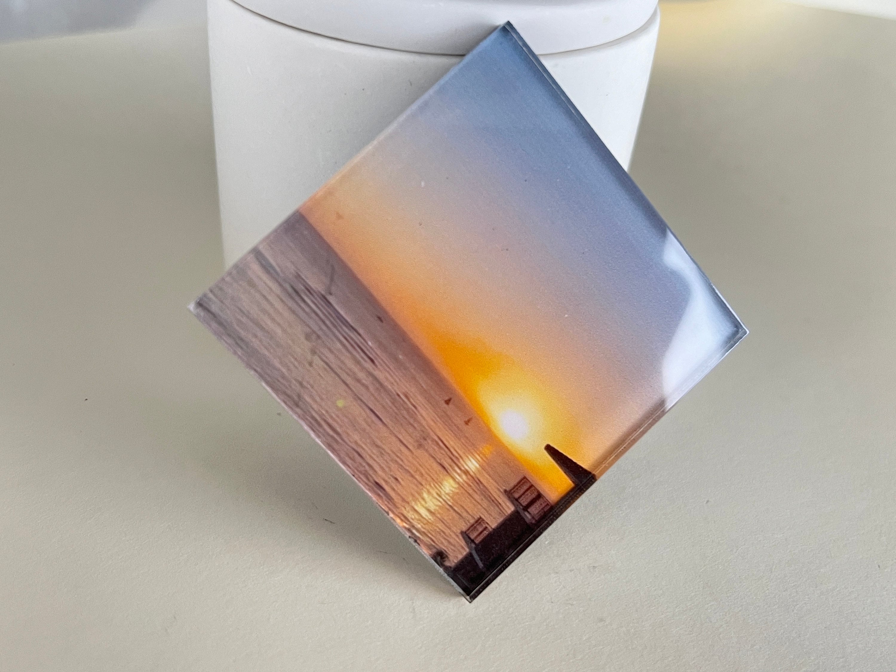 Custom Photo Acrylic Fridge Magnet 2 Inch Square. Unique Photo on ...
