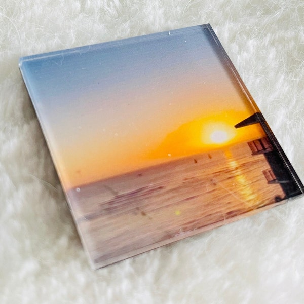 Custom Photo Acrylic Magnet - Etsy