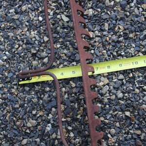 Vintage RUSTY Metal Rock Rake Head Turned DISPLAY / Staging PROP - Etsy