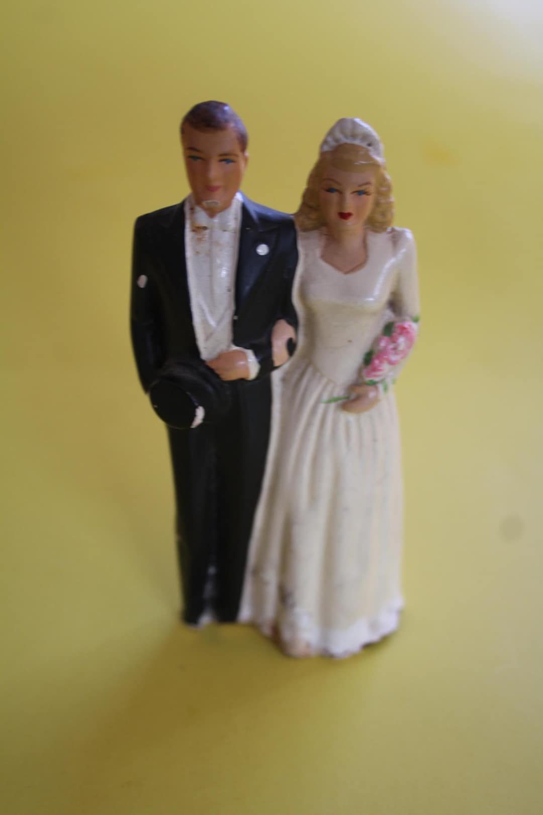 VINTAGE Wedding Cake Topper - Etsy