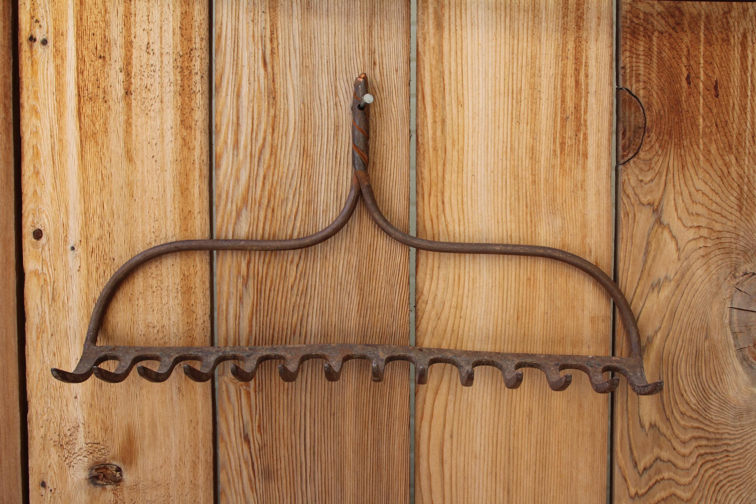 Vintage RUSTY Metal Rock Rake Head Turned DISPLAY / Staging PROP - Etsy