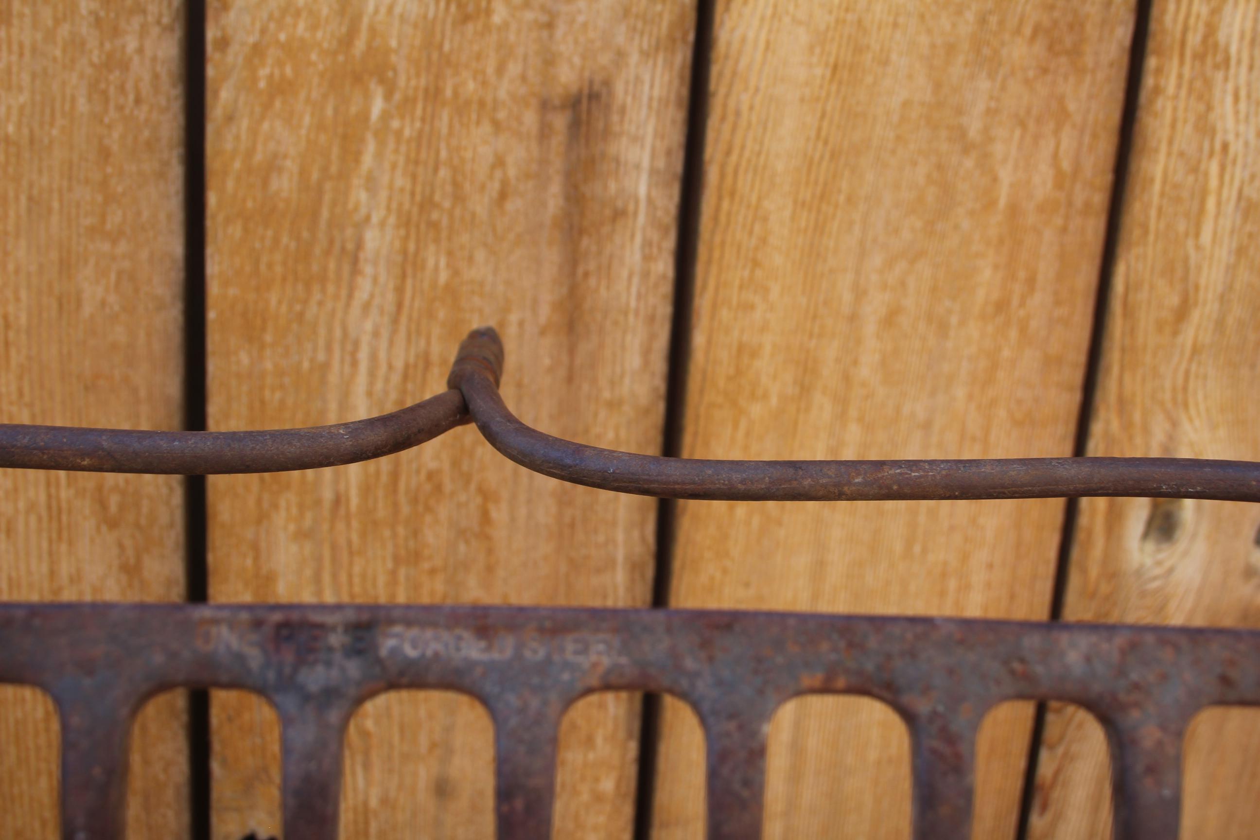 Vintage RUSTY Metal Rock Rake Head Turned DISPLAY / Staging PROP - Etsy