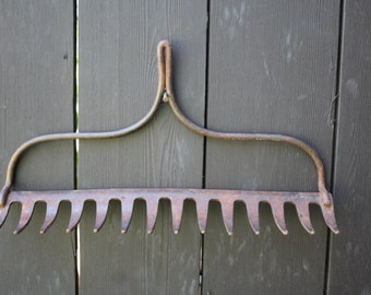Metal Rake | Etsy