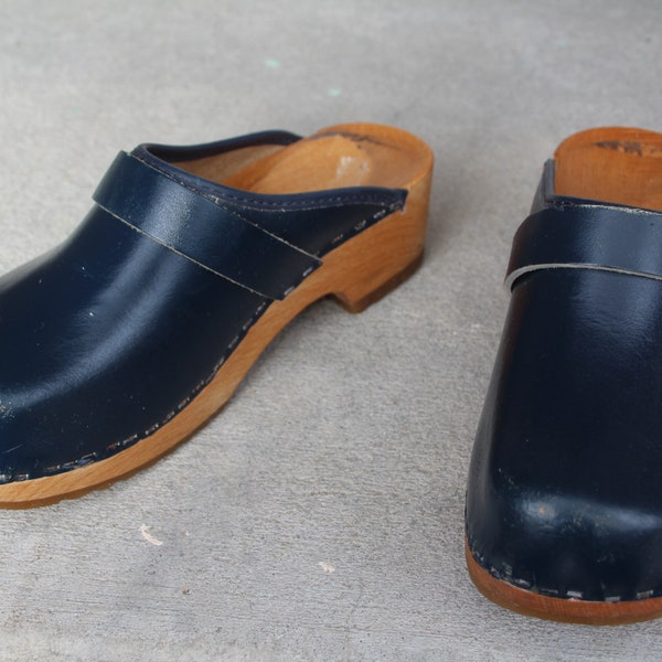 Blue Clogs - Etsy