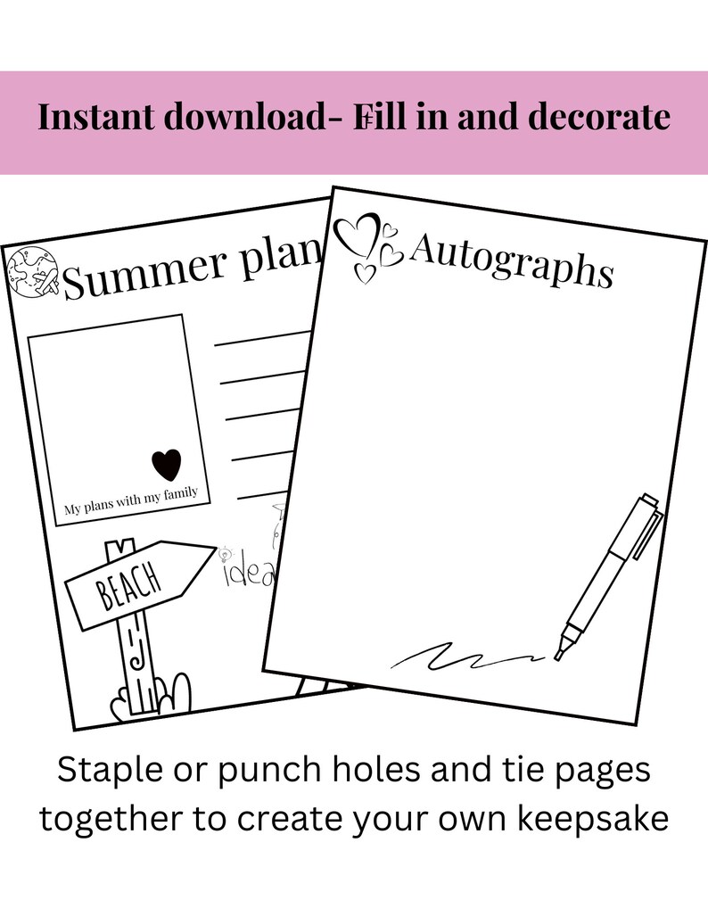 End of Year Memory Book, End of the Year, Kindergarten Memory Book, All ...