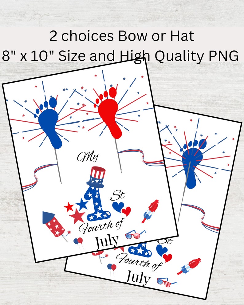My First 4th July Firecrackers, Footprint Handprint Art Craft, First ...