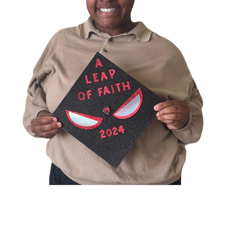 Spider-man Inspired Graduation Cap Topper Design, Class of 2025 Grad ...