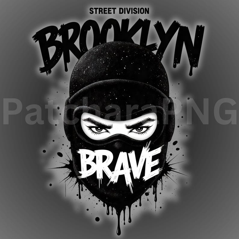 Brooklyn Brave PNG | Masked Ninja Graffiti Clipart | Urban City ...