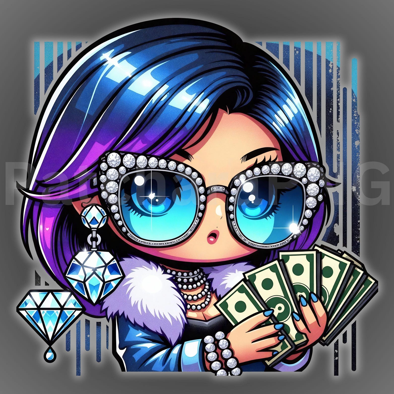 Girl Boss Design Bundle | Graffiti Streetwear Fashion Girl Clipart for ...