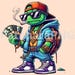 Cool Hip-hop Turtle Png | Streetwear Turtle Clipart | Urban Style ...