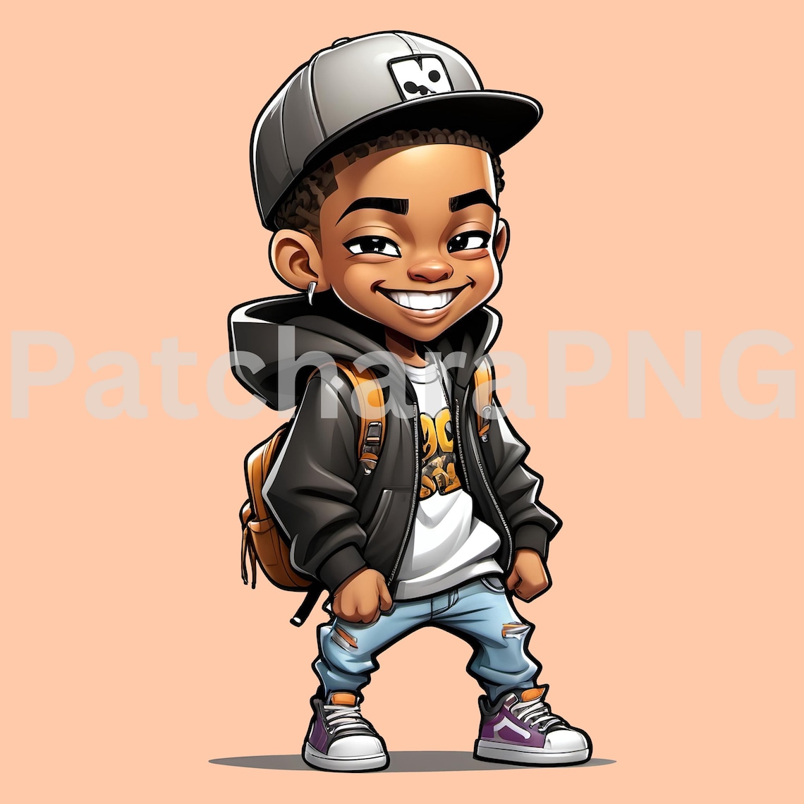 Urban Kid Hip-hop PNG | Cool Streetwear Kid Graffiti Art | Sublimation ...
