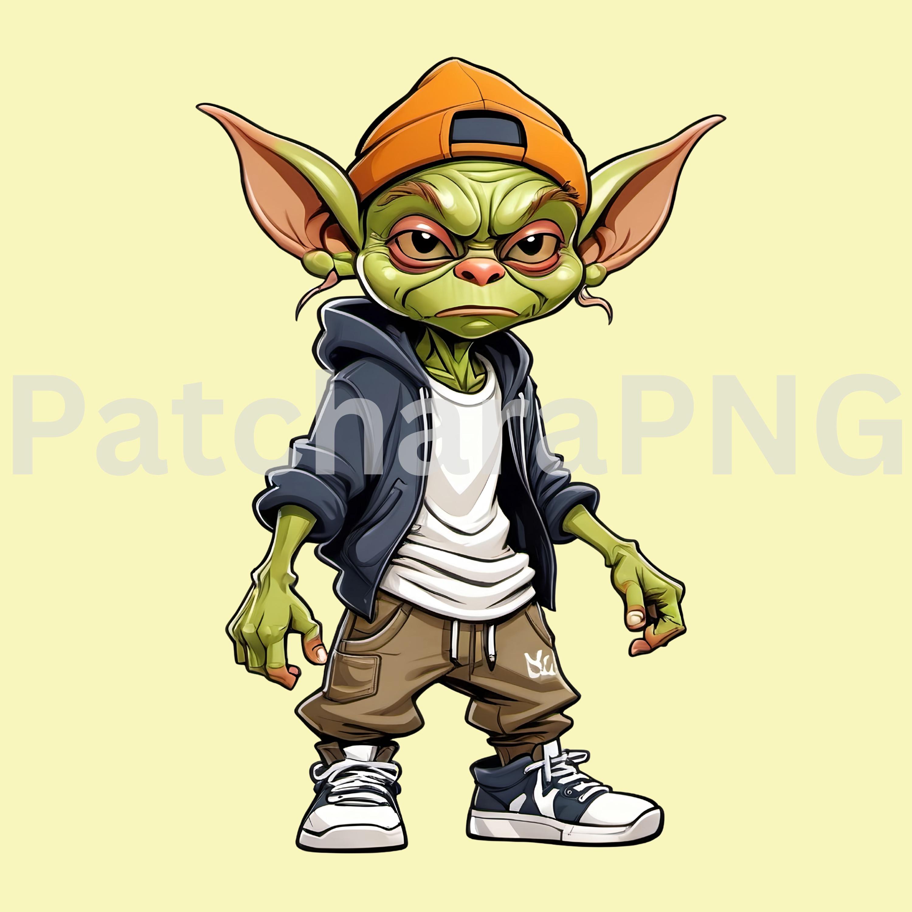 Hip-hop Goblin Graffiti Art | Cool Cartoon Goblin Character | Urban ...