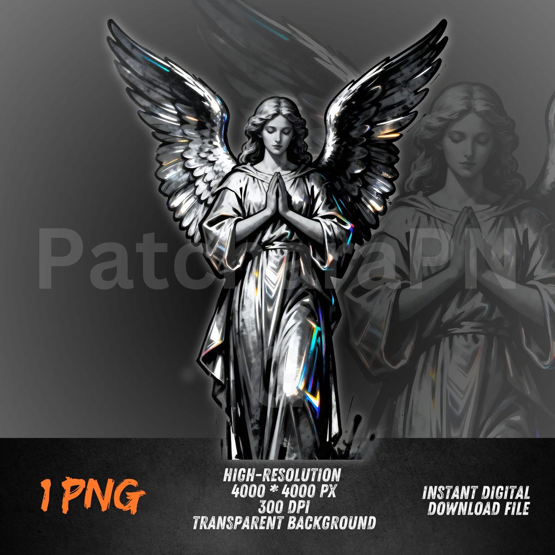 Praying Angel PNG Clipart | Faith Shirt Design, Memorial Sublimation ...