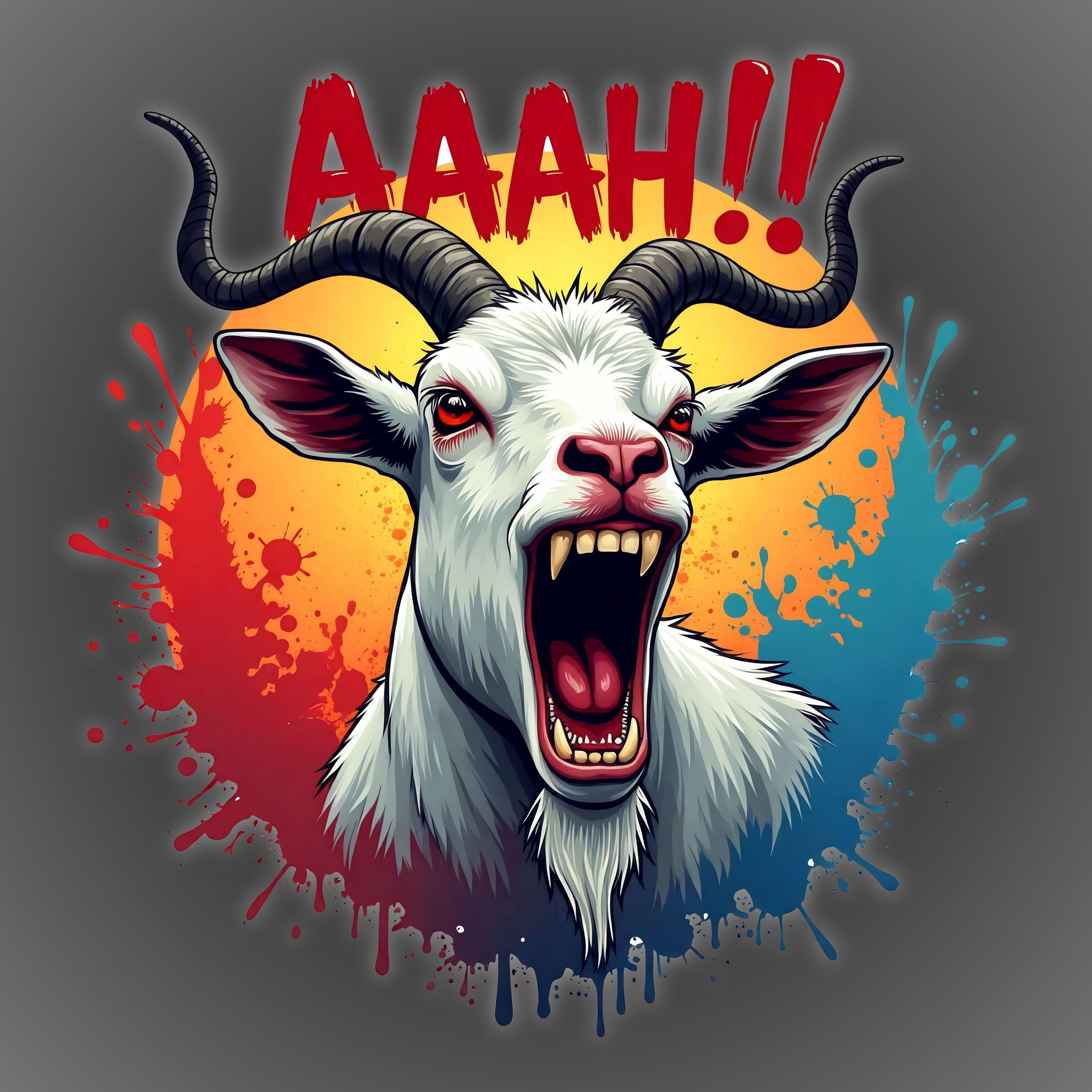 Funny Screaming Goat Clipart | Goat PNG | Goat SVG | Digital Download ...