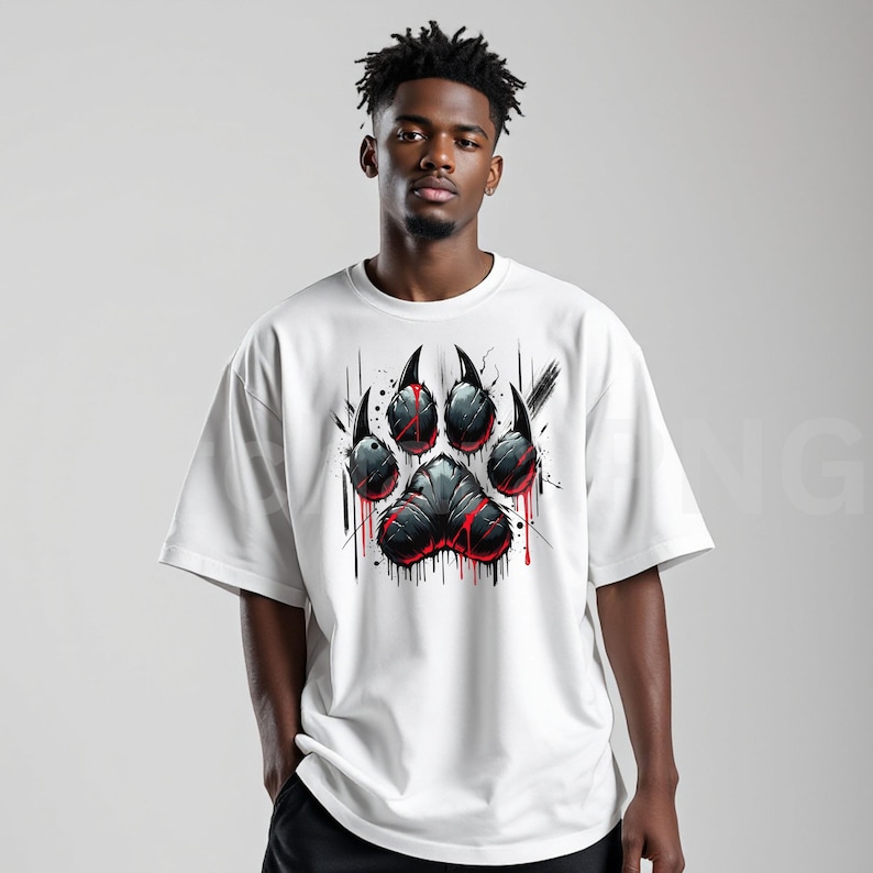 Bloody Claw Paw Print PNG | Horror Animal Scratch Mark | Dark Gothic ...