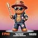 Gangster Gingerbread Man Clipart | Cool Hip-hop Cookie PNG | Trendy ...