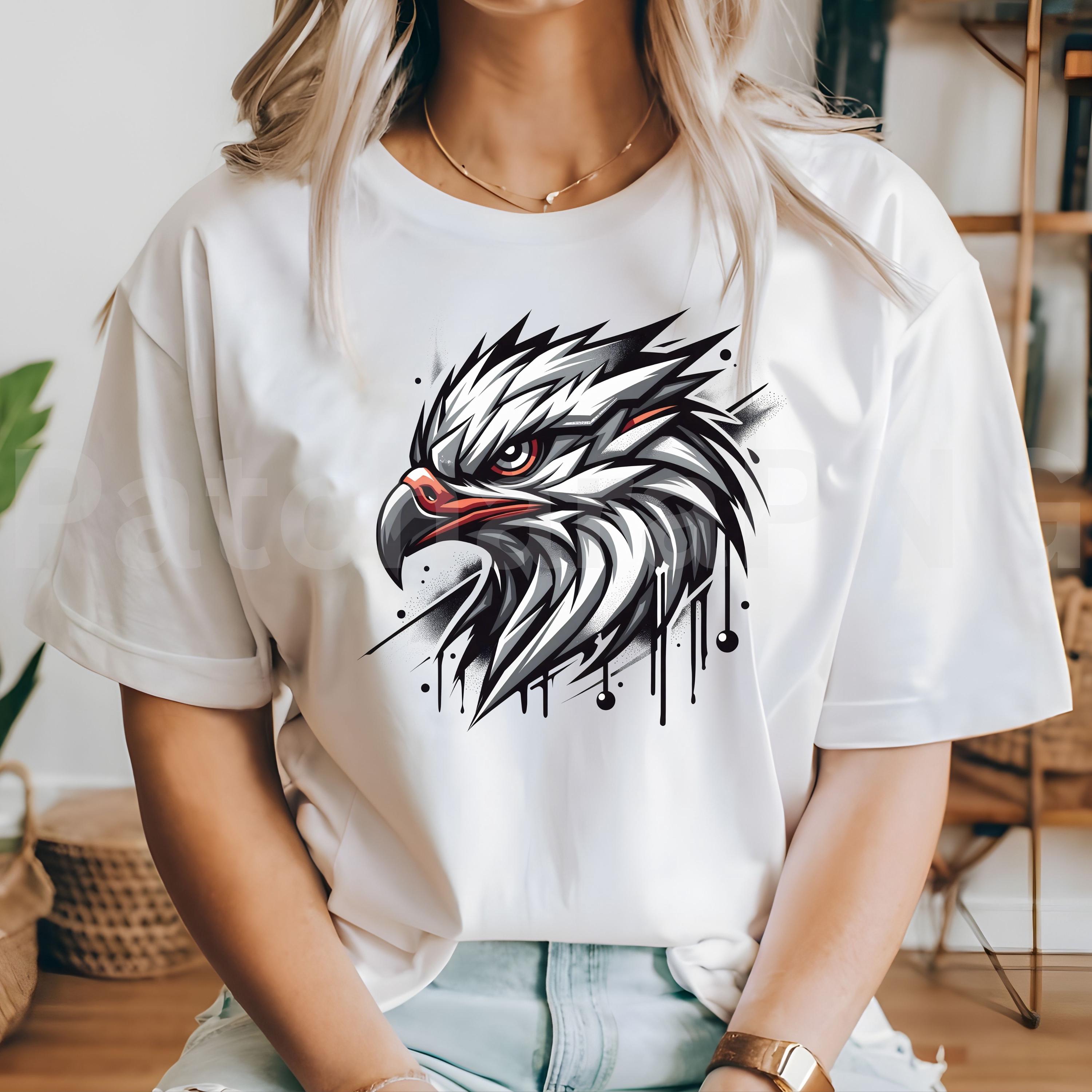Graffiti Hawk PNG | Hawk Mascot Sublimation Design | Hawks Clipart for ...