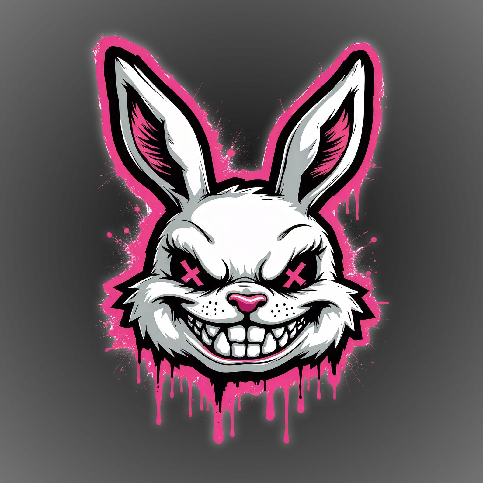 Alpha Goat PNG | Screaming Goat Clipart | Bold Animal Streetwear Design ...