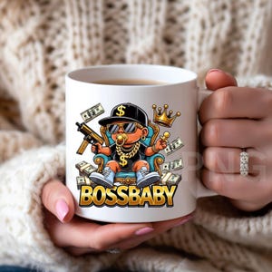 Boss Baby Hip Hop PNG - Cool Cartoon Streetwear Design for DTF ...