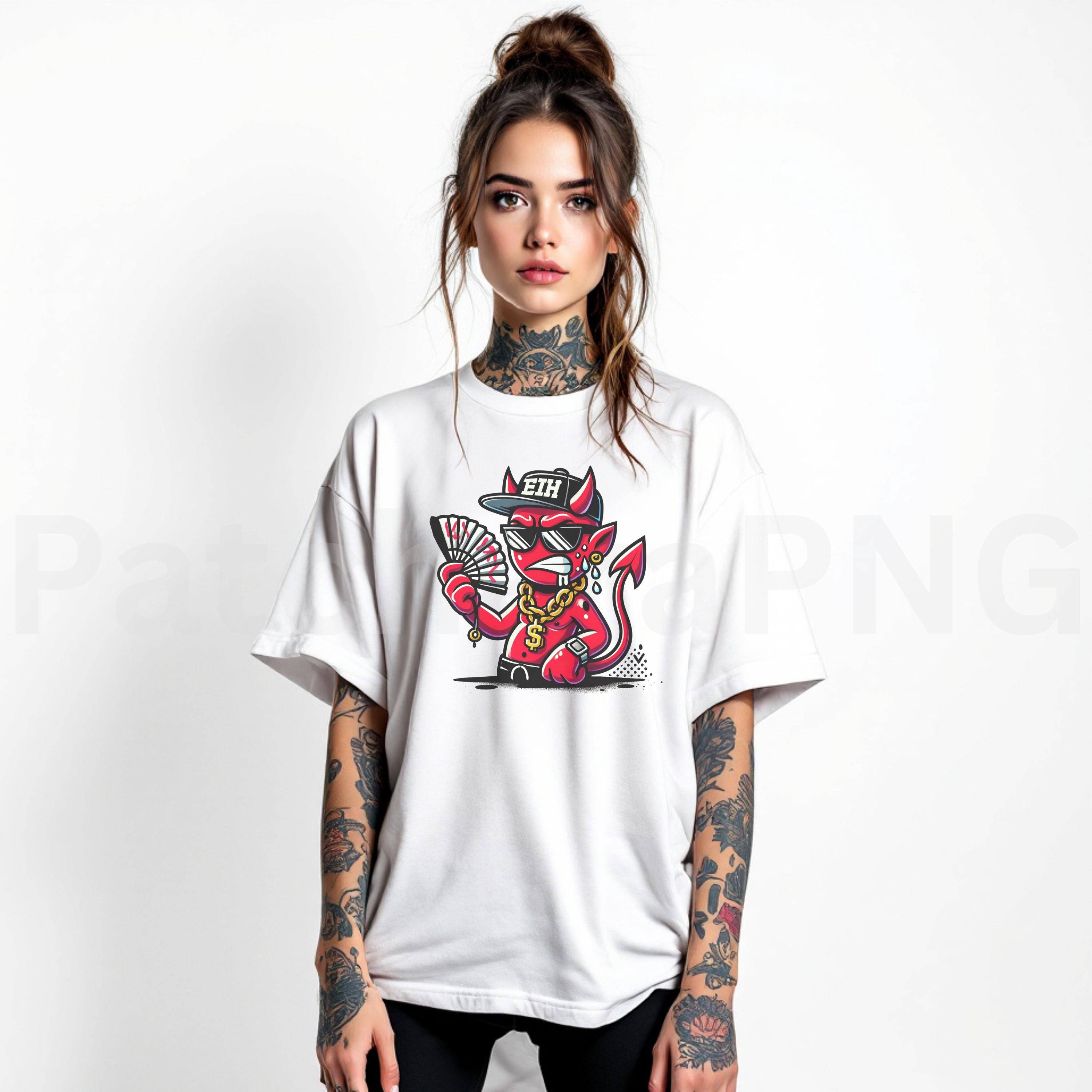 Evil Money PNG | Cool Gangsta Devil Clipart | Street Cartoon Demon ...