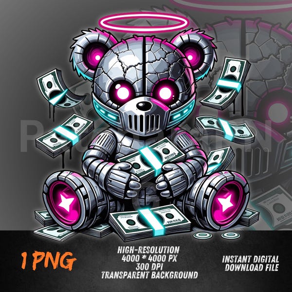 Cyber Teddy - Etsy