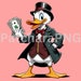 Rich Duck PNG | Fancy Cartoon Duck Holding Cash | Money Style Clipart ...