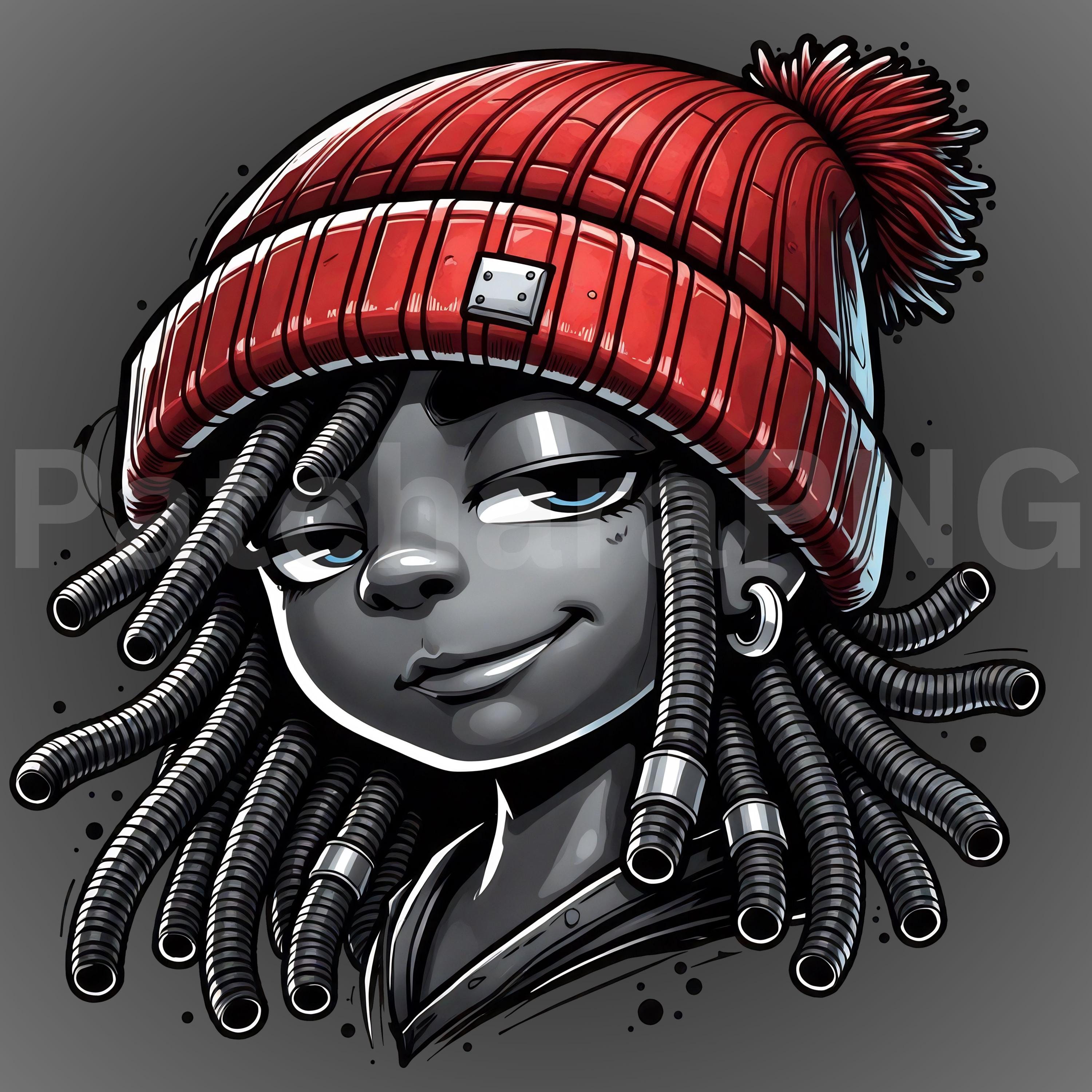 Urban Street Boy PNG – Cool Graffiti Style Cartoon for DTF, Sublimation ...