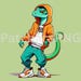 Hip-hop Lizard PNG | Cool Cartoon Reptile Graphic | Urban Streetwear ...