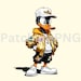 Hip-hop Duck Cartoon Graffiti Art, Digital Download PNG, JPEG Celebrate ...