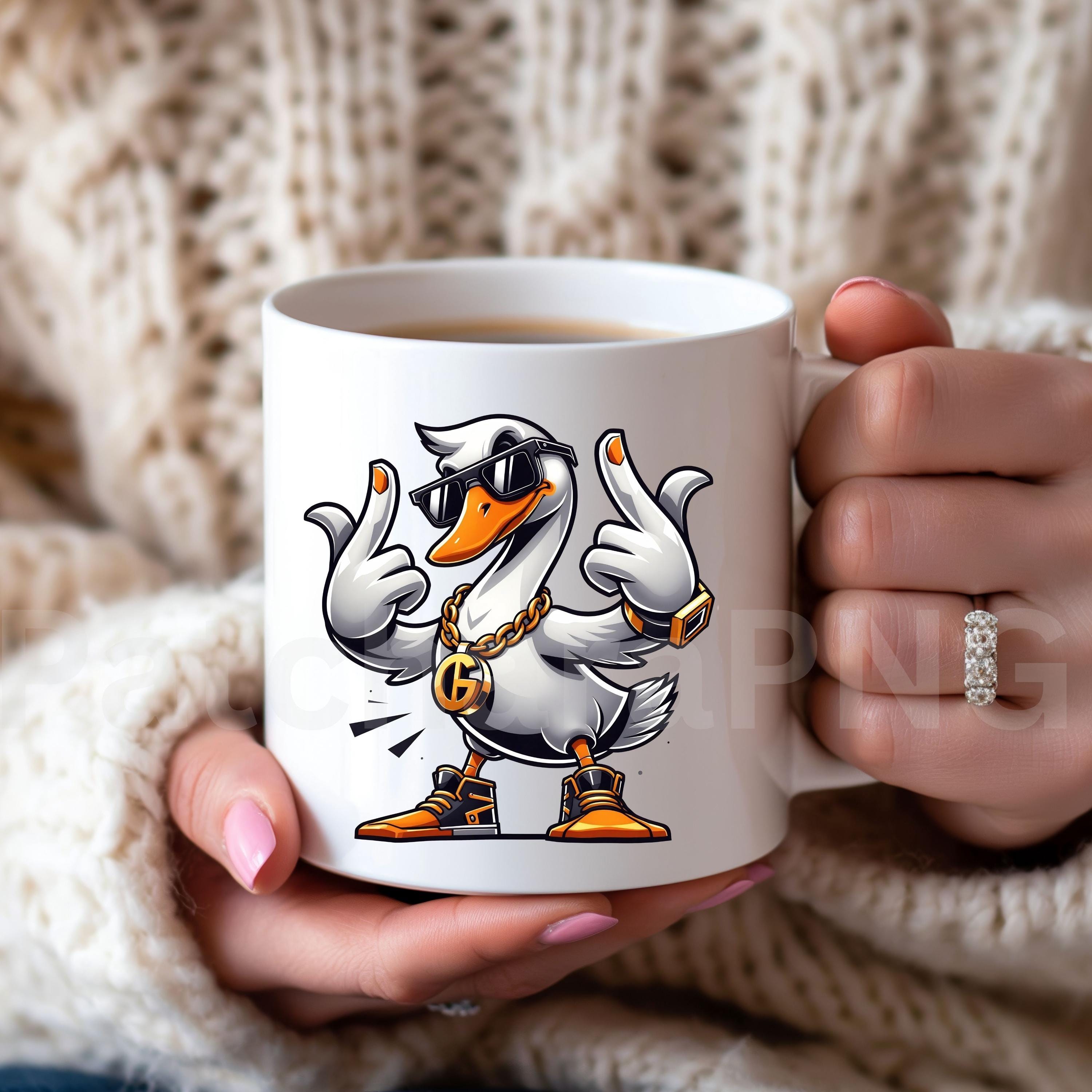 Gangsta Duck PNG – Funny Hip Hop Duck With Gold Chain & Sneakers ...