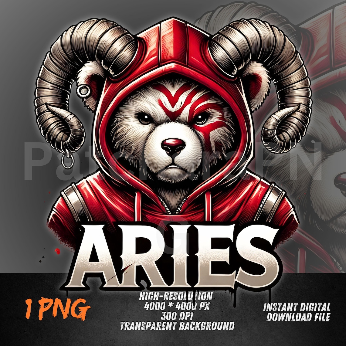Zodiac Clipart Png,aries Zodiac PNG | Graffiti Ram Bear Astrology ...