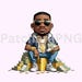 Hip-hop Cartoon PNG | Rapper Character Clipart | Gold Chain, Sunglasses ...