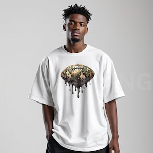 Camo Dripping Football PNG | Urban Sports Sublimation Design | Graffiti ...