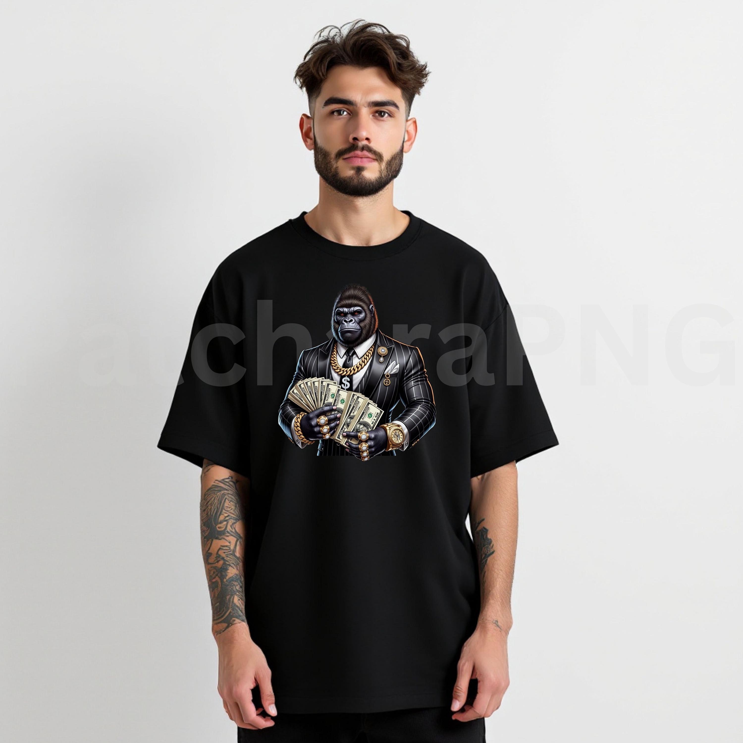Gangster Gorilla PNG | Money Gorilla Clipart for Sublimation | Hip Hop ...