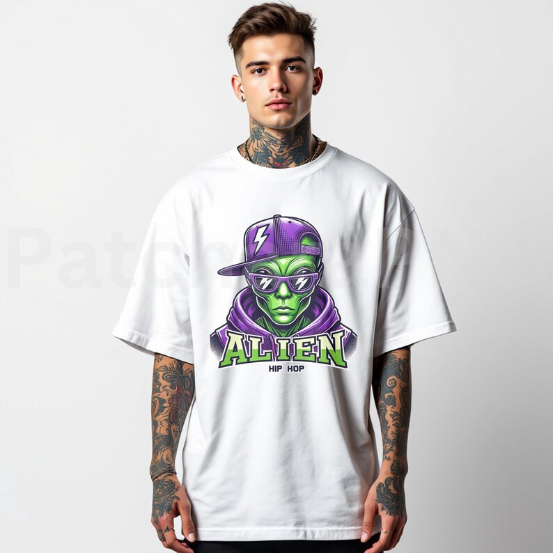 Hip Hop Alien PNG | Cool Green Alien Clipart With Shades and Cap ...