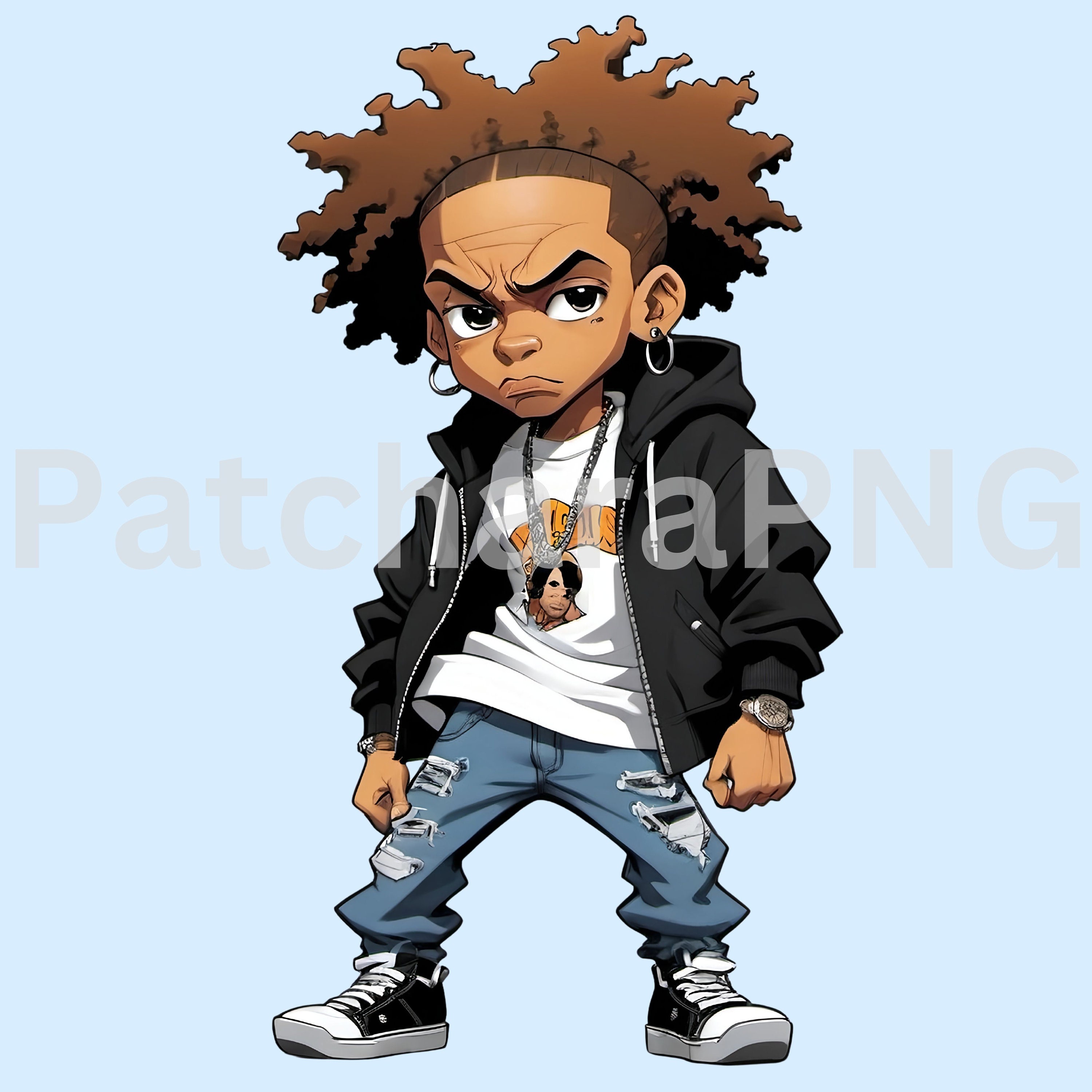 Hip-hop Character Cartoon Illustration, Graffiti Art PNG, Urban Hip-hop ...
