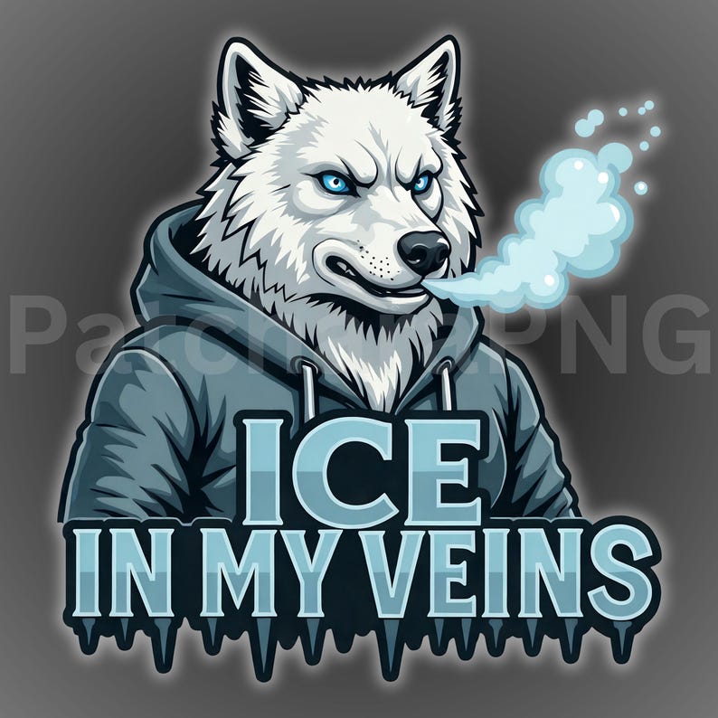 Ice Wolf PNG | White Wolf Clipart With Ice Breath | Ice in My Veins ...