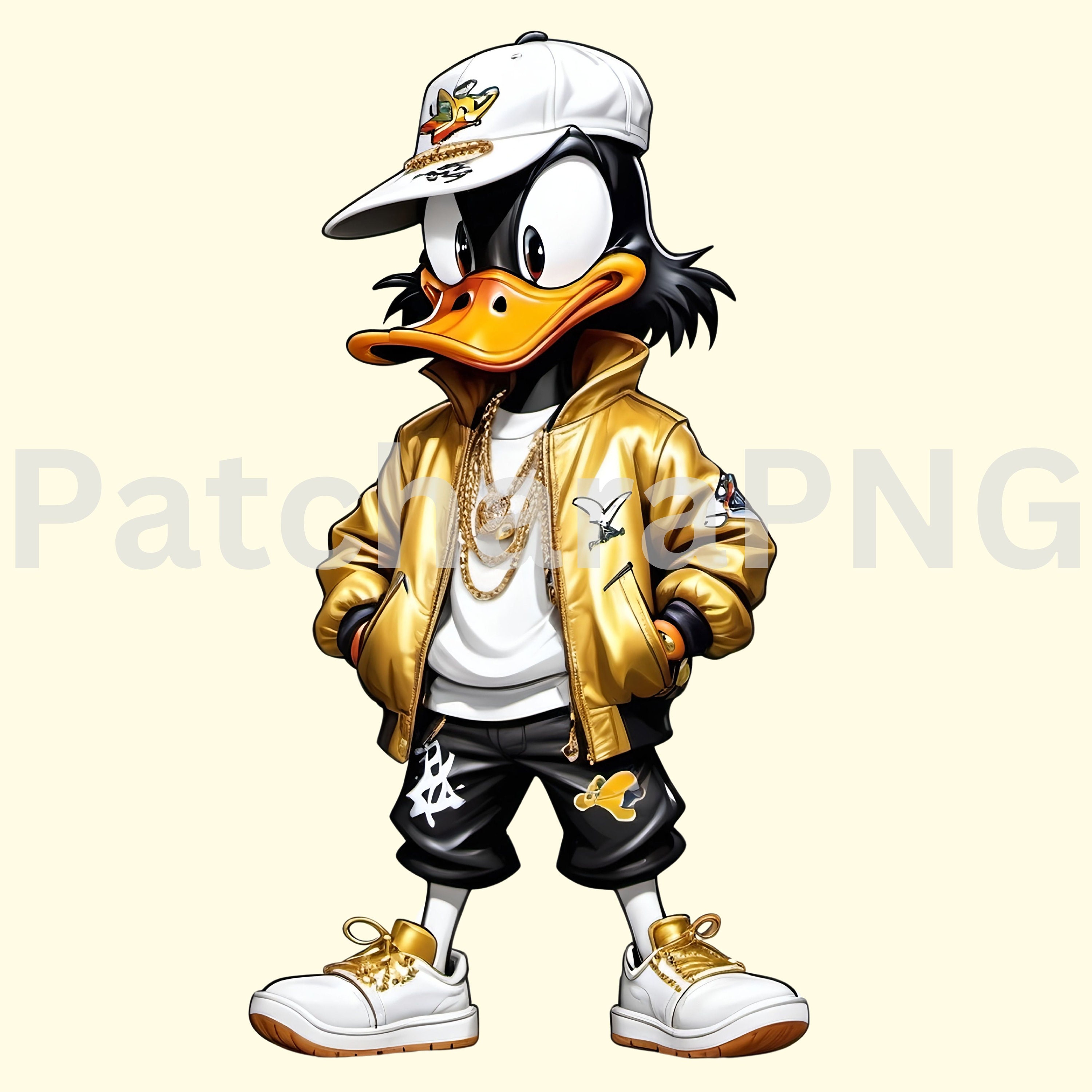 Hip-hop Duck Cartoon Graffiti Art, Digital Download PNG, JPEG ...