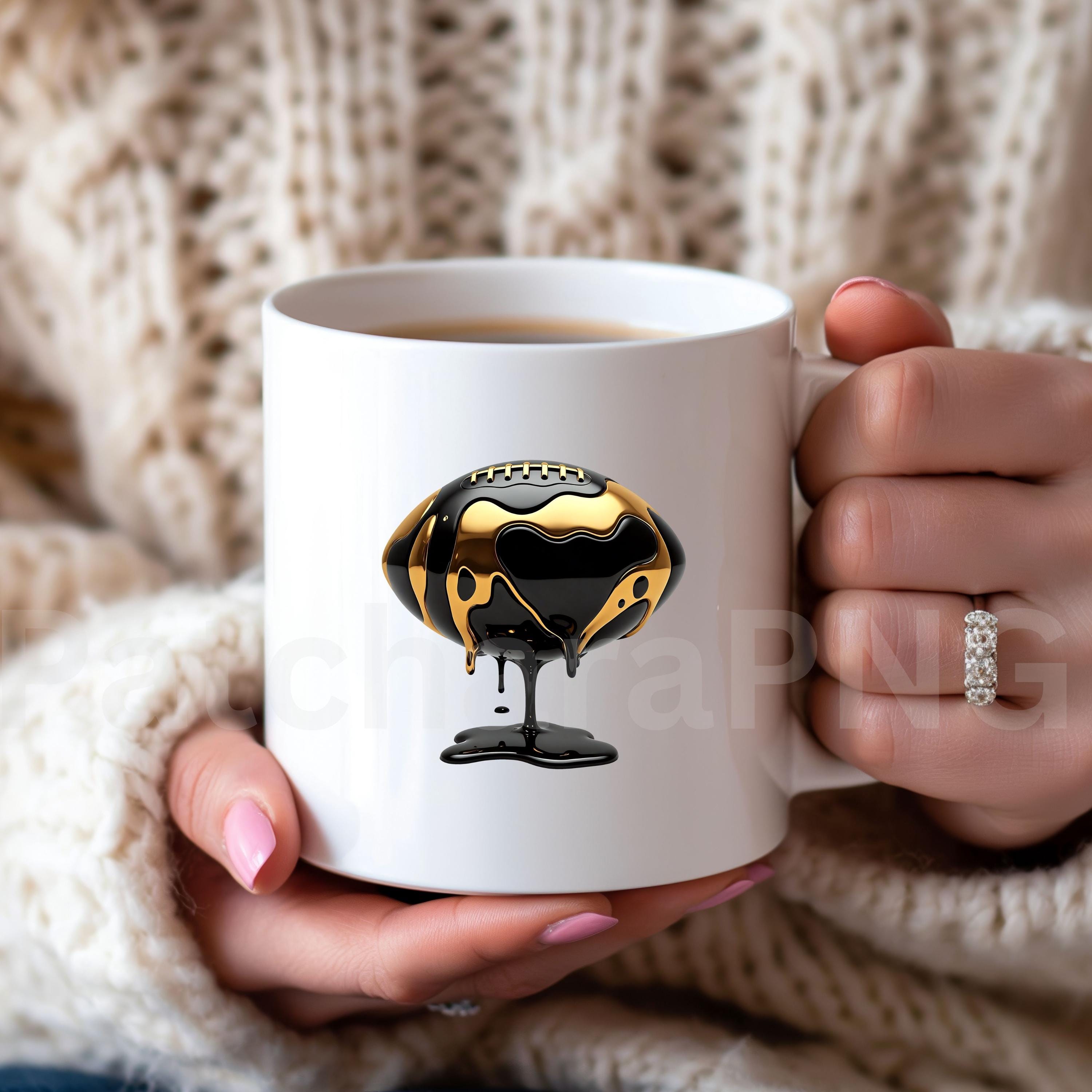 Black Gold Football PNG | Luxury Sports Clipart for Sublimation ...