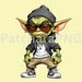Hip-hop Goblin Graffiti Art | Cool Cartoon Goblin Character | Urban ...