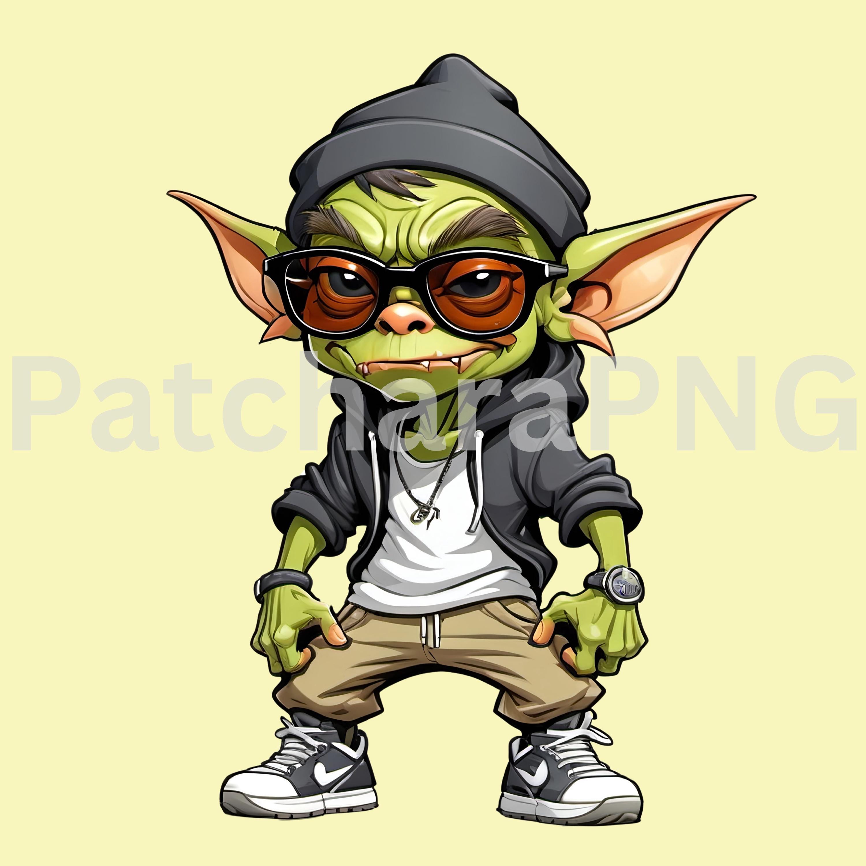 Hip-hop Goblin Graffiti Art | Cool Cartoon Goblin Character | Urban ...
