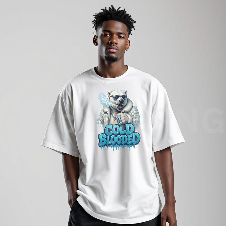 Cold Blooded Bear PNG | Gangster Graffiti Bear Art | Sublimation PNG ...