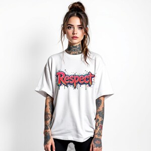 Respect Graffiti PNG | Street Art Sublimation Design | Urban Dripping ...