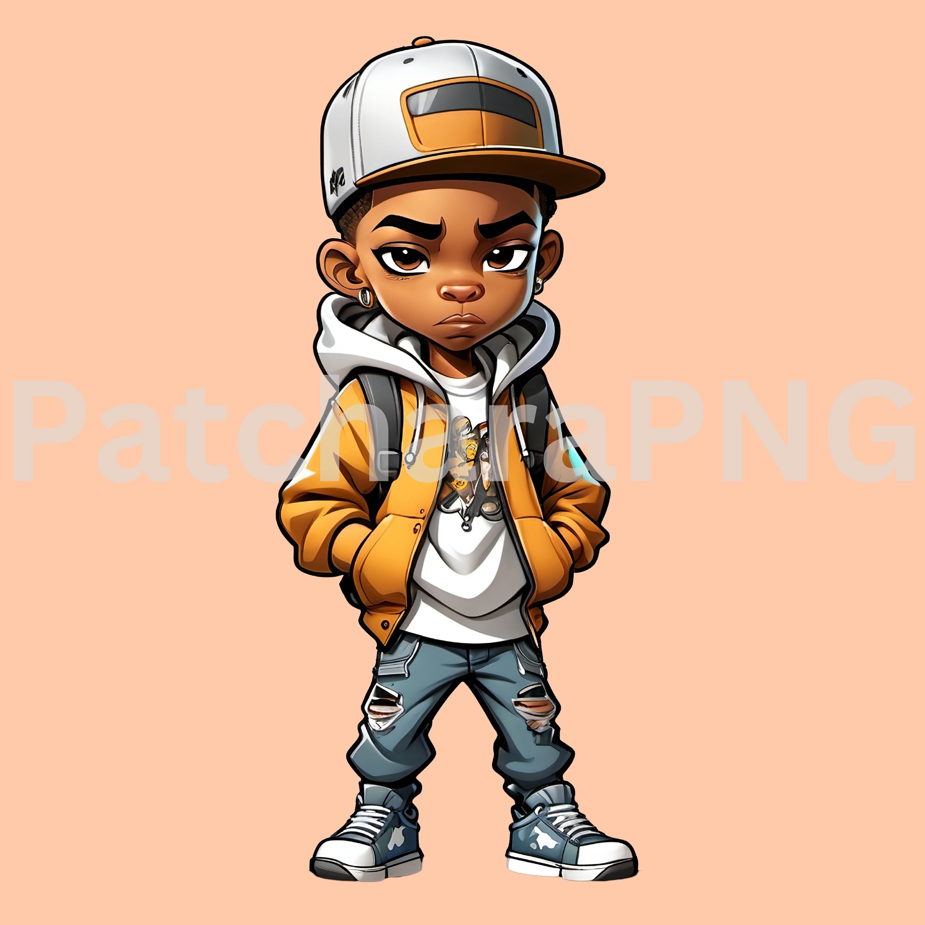 Urban Kid Hip-hop PNG | Cool Streetwear Kid Graffiti Art | Sublimation ...