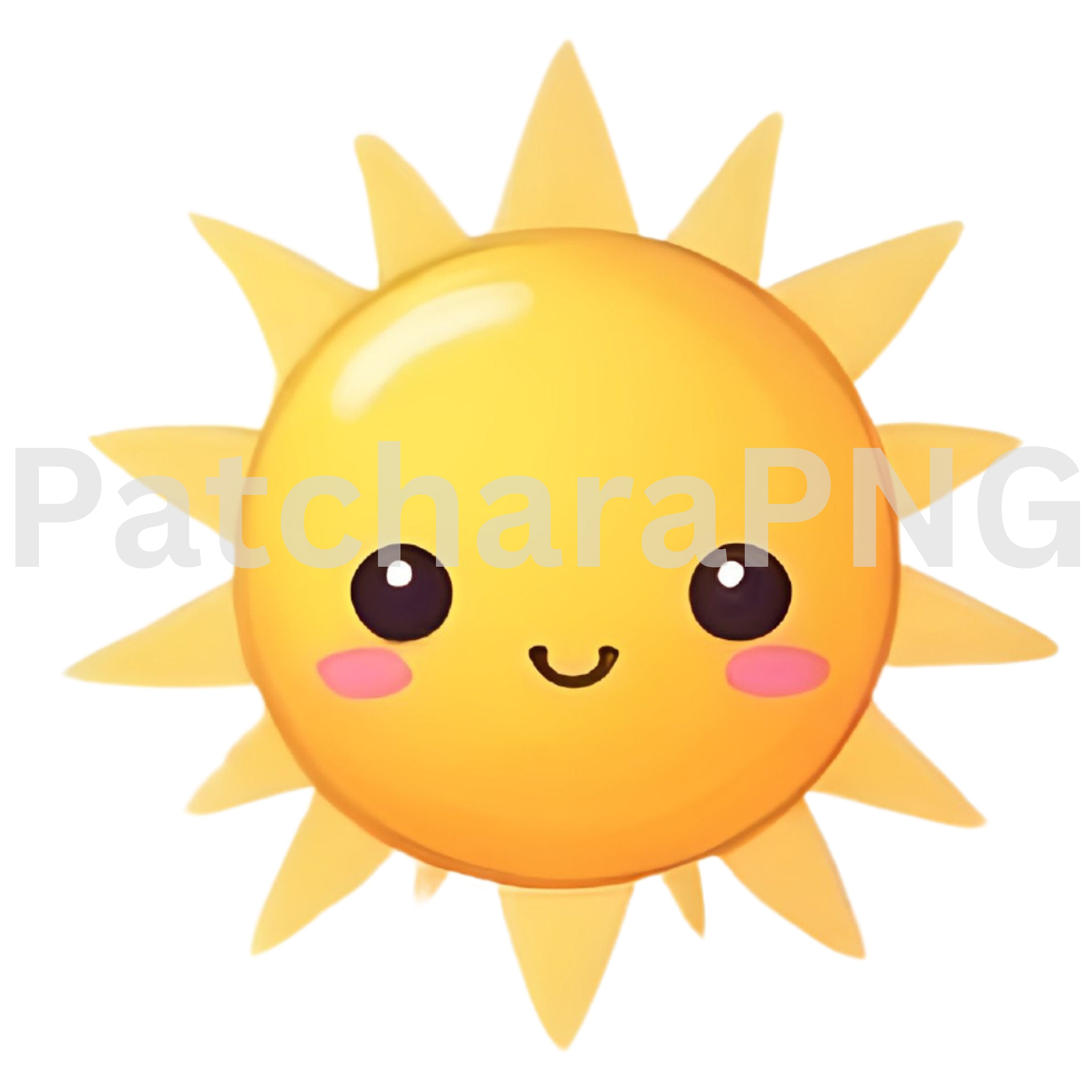 Kawaii Summer Beach Clipart Cute Beach Clipart Summer Fun PNG Adorable ...