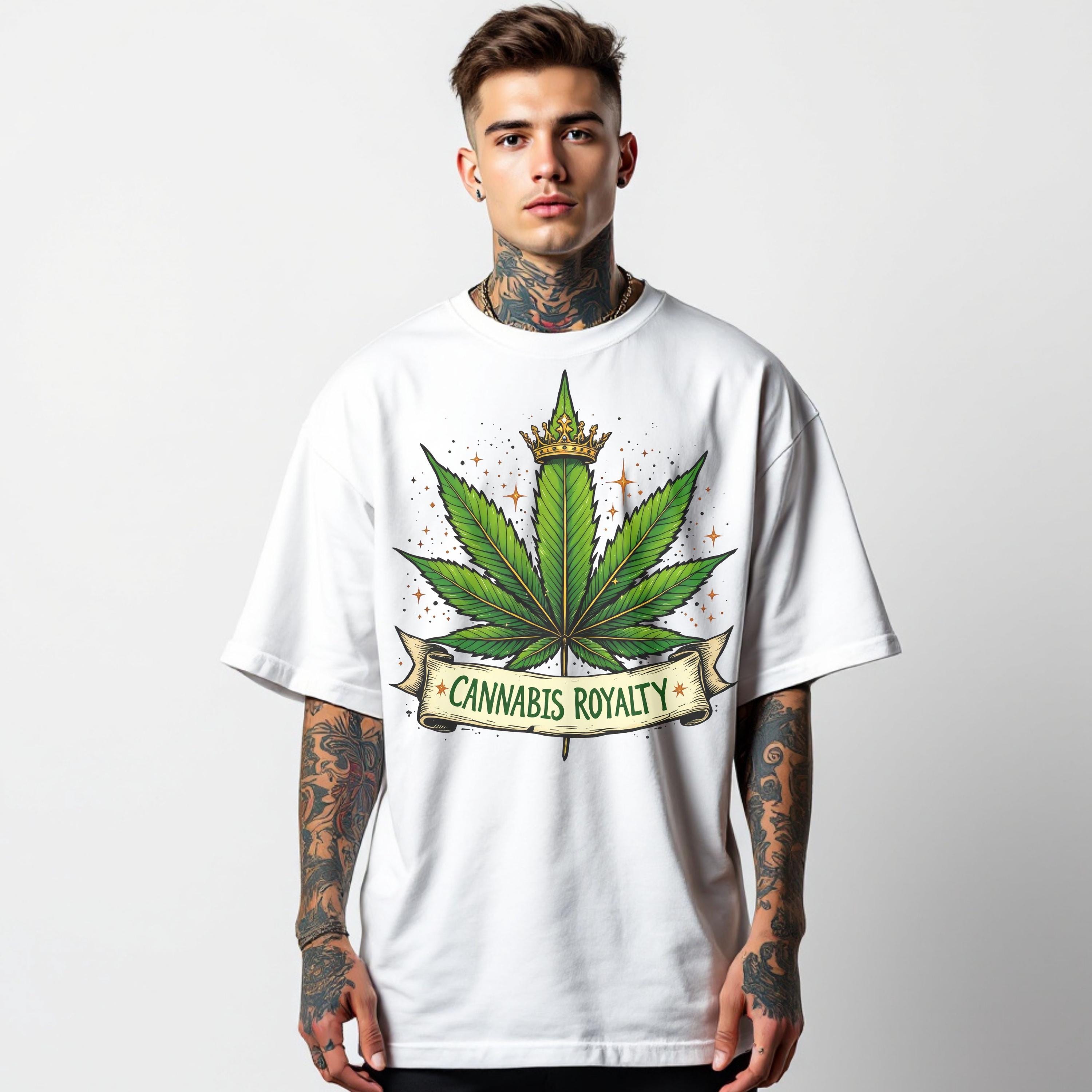 Cannabis Royalty PNG | Weed Leaf Crown Sublimation Design | 420 King ...