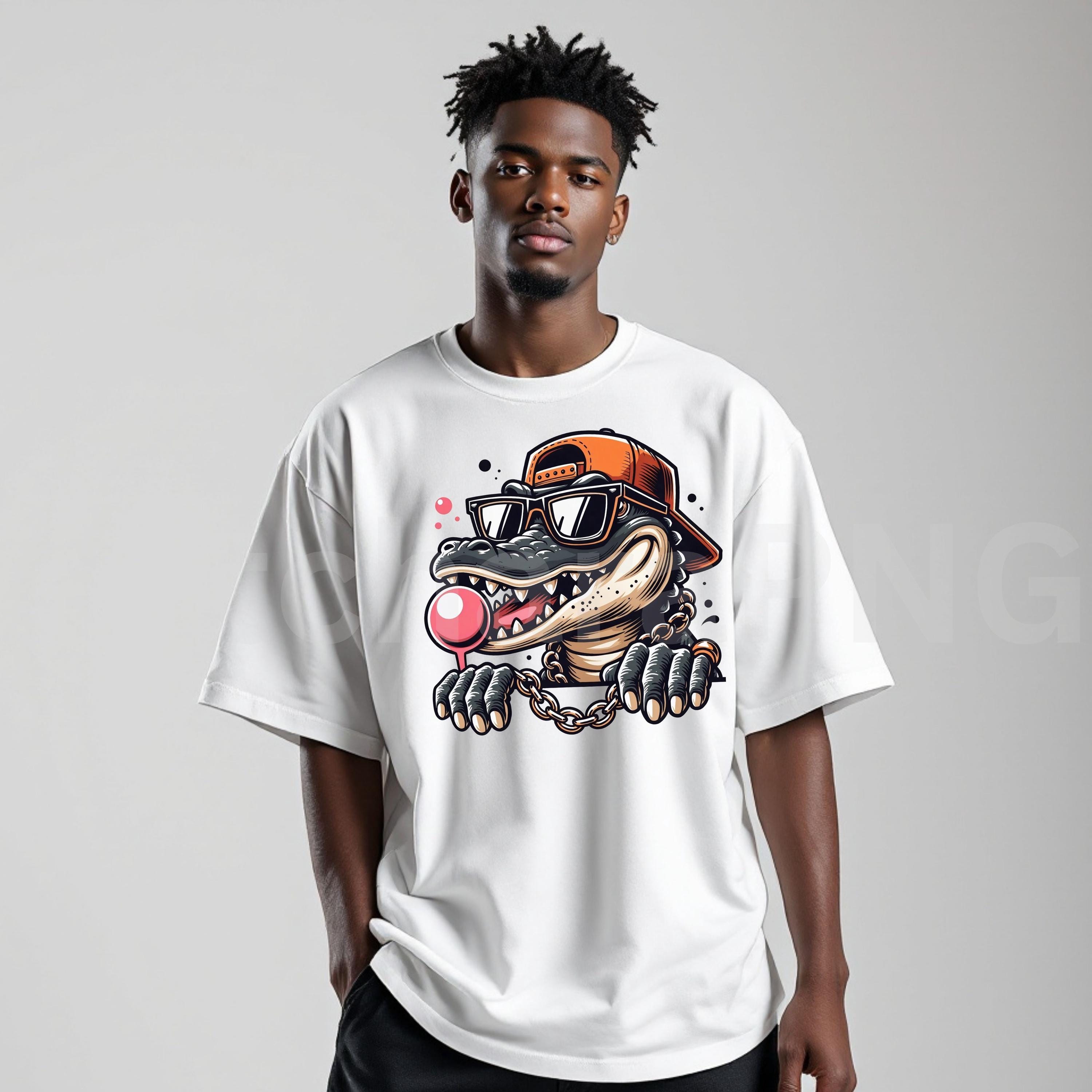 Cool Alligator Clipart | Hip Hop Gator PNG for Sublimation | Funny ...