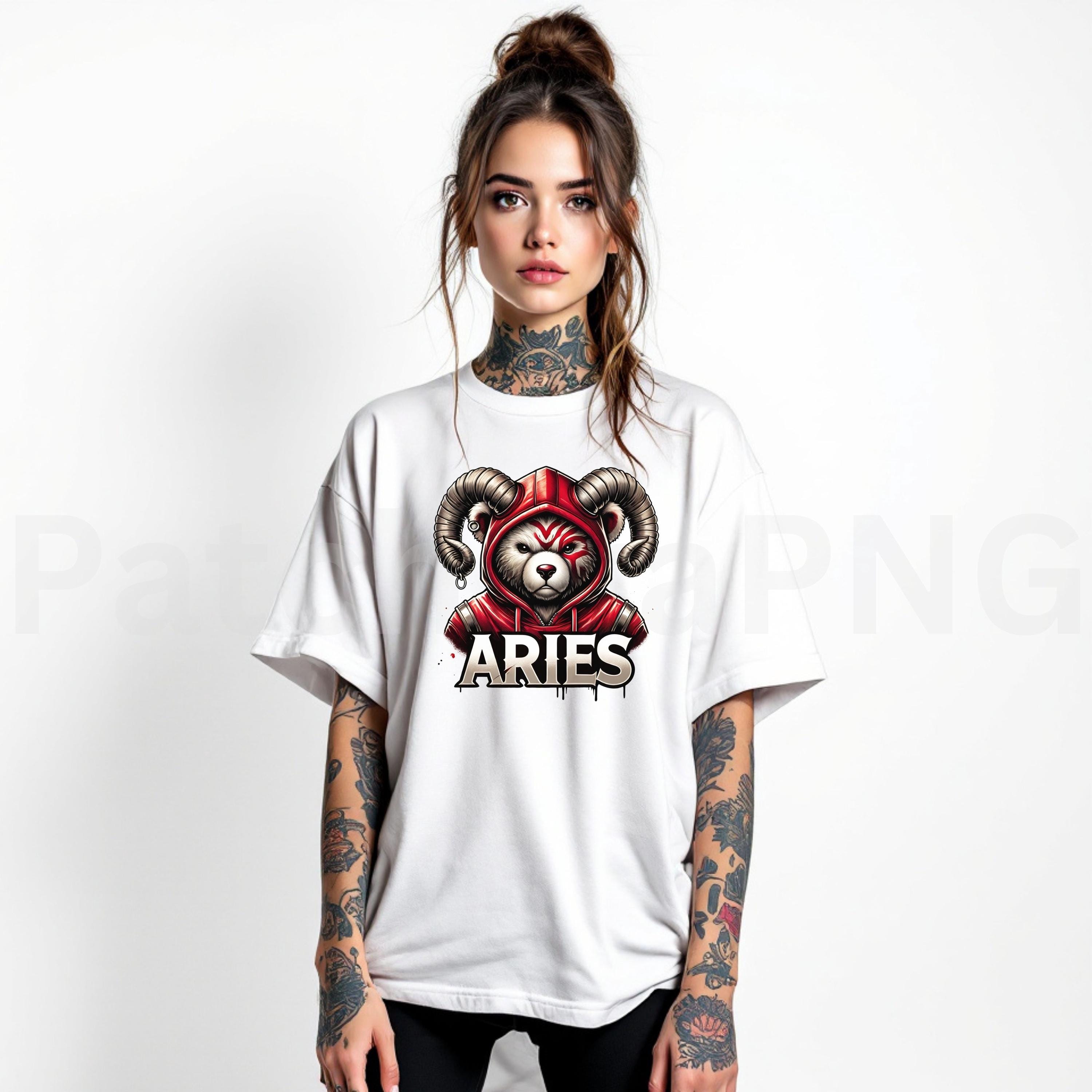 Aries Zodiac PNG | Graffiti Ram Bear Astrology Clipart | Sublimation ...